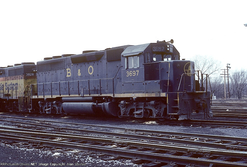B&O GP40 3697